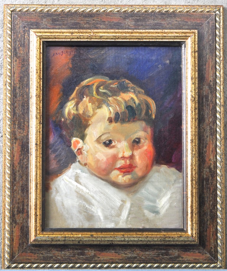 Portret Van Een Jongetje” Olieverf Op Doek Toegeschreven Aan Jan Sluiters Jordaens Nv